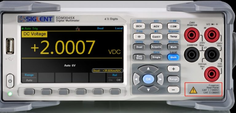 SDM measurement categories - Siglent