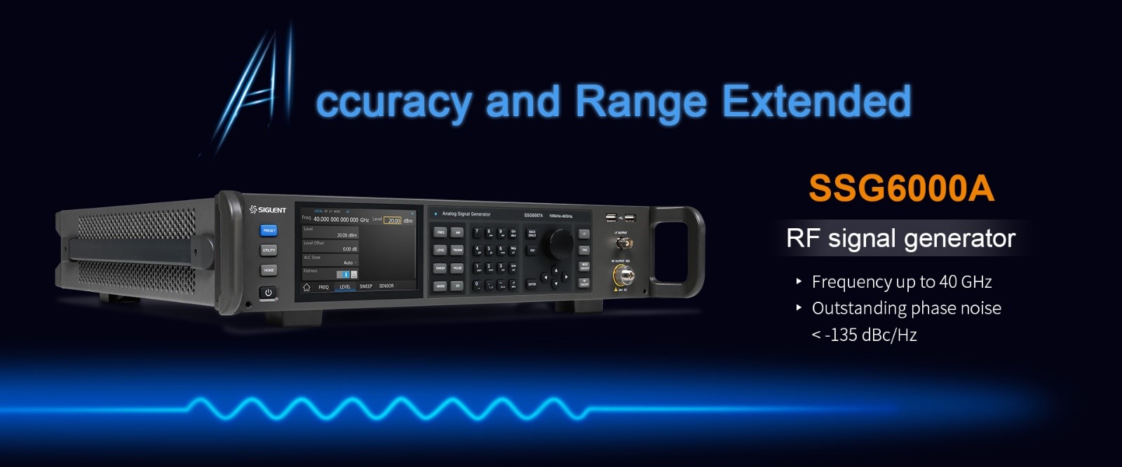 SSG6000A Series Microwave Analog Signal Generator Release - Siglent