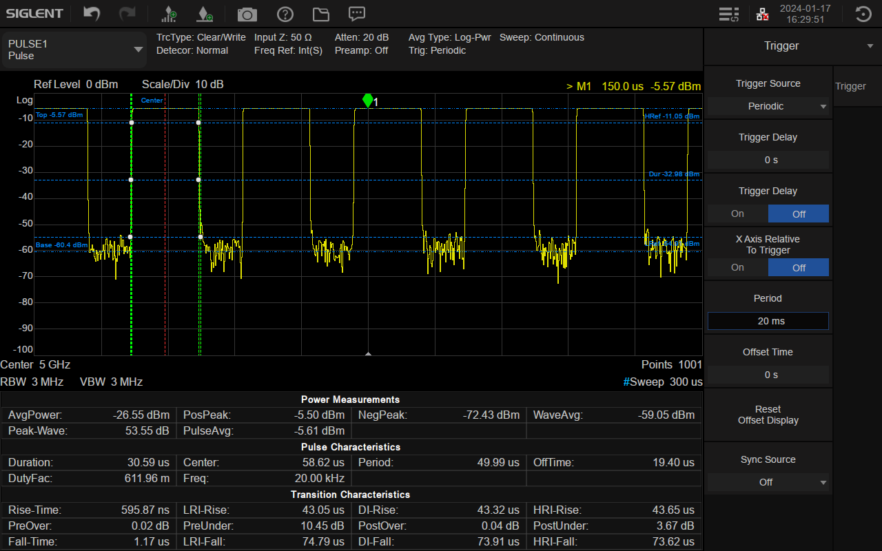 Ssa5000a Series Spectrum Analyzer Siglent